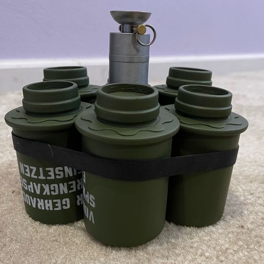 3D print WW2 Stick Grenade Improvised Anti Personnel Mine • made with ...