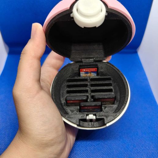 ️‍🔥 PokeBall love ball container for Nintendo switch 2 /1 or 3ds / nds ...