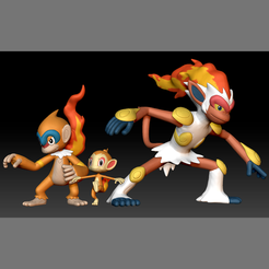 Infernape best 3D printer models・52 free models to download・Cults