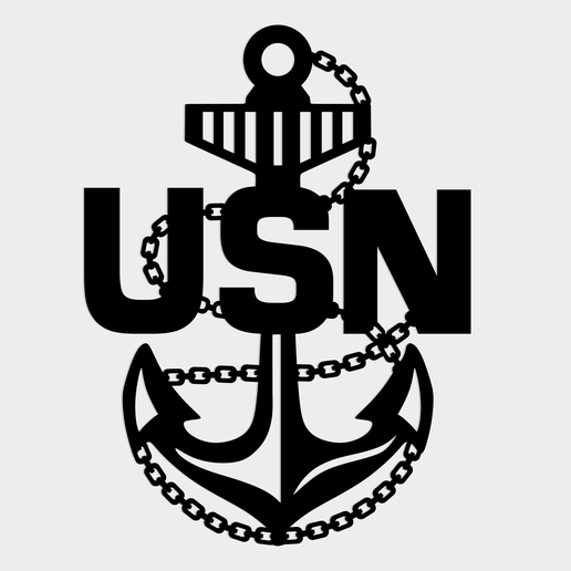 3D file Anchor 8 - 2D/3D Wall Art STL+EPS+DXF+AI+SVG+PDF+CDR+PNG For ...