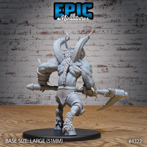 🎲 Red Demon Set ‧ DnD Miniature ‧ Tabletop Miniatures ‧ Gaming Monster ...