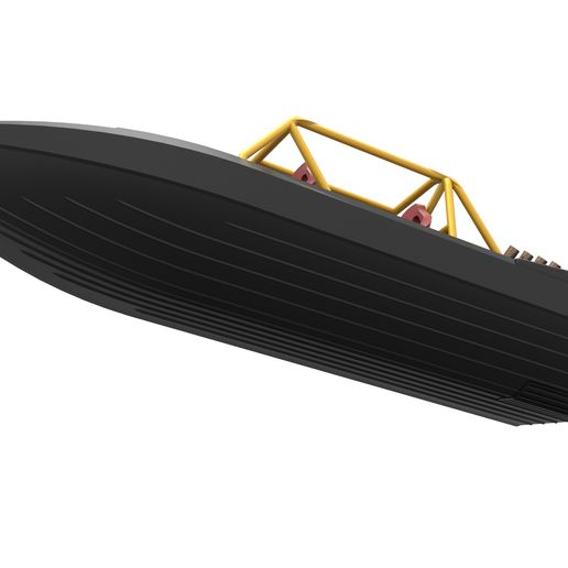🛥️ Diecast Quad Jet sprint boat Scale 1:25・ 3D File for 3D printing・Cults