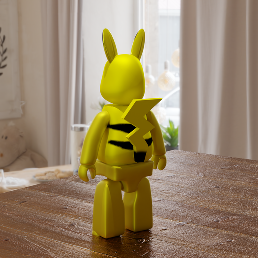 👾 Pikachu・Archivo STL Gratis para Impresión 3D・Cults