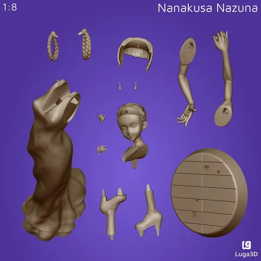 🤙 Nanakusa Nazuna from the Anime Call of The Night - FanArt・ STL File ...