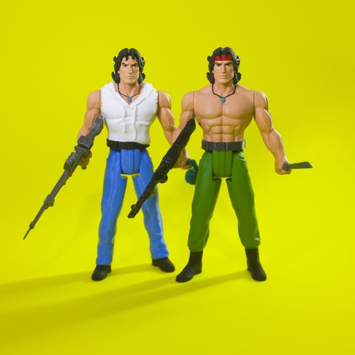 arquivo STL Rambo / Animated Series 👽 ・design de impressão 3D para ...