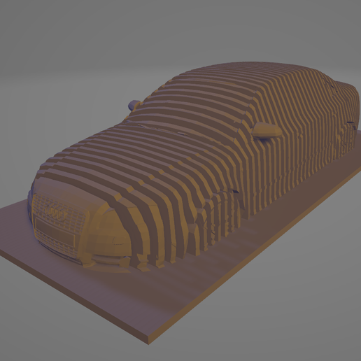 🚗 Audi A4 B7 Layered Model - 3D Printable Car Design・ STL File for 3D ...