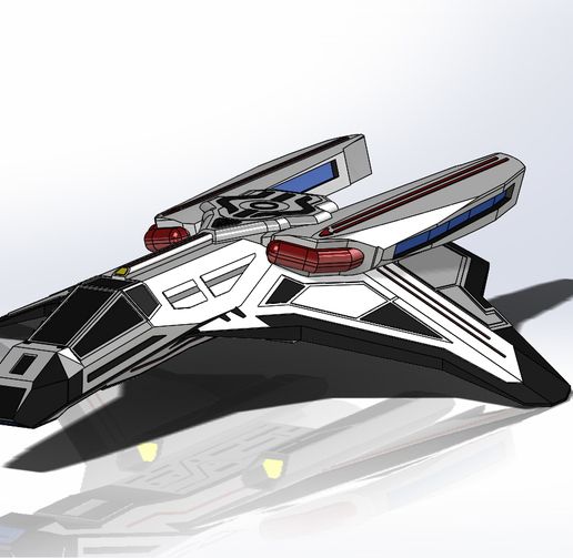 🖖 Gryphon Federation Warp Fighter・Free 3D File for ・Cults