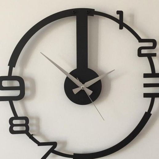 STL file Wall clock 🕰️ ・3D print design to download・Cults