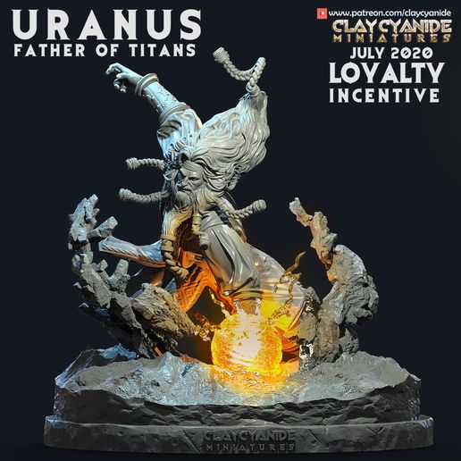 👾 Uranus・ 3D File for 3D printing・Cults