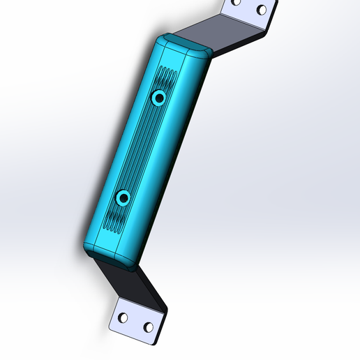 🛡️ Grip of replica BZT-75 shield・Free STL File for 3D printing・Cults