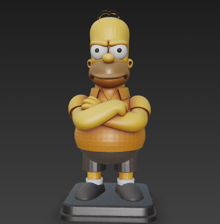 🗿 homer simpson・ STL File for 3D printing・Cults