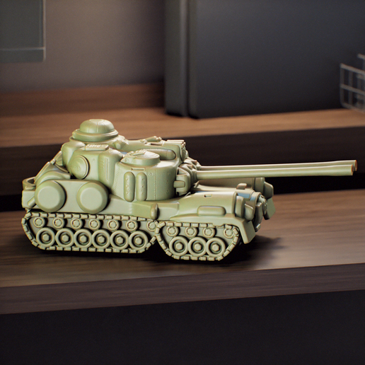 🪖 Fallout Battle Tank "Fan Art" Miniature - Fallout heavy tank Fan Art ...