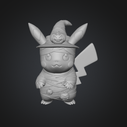 👻 Mummy Pikachu・Free STL File for 3D printing・Cults