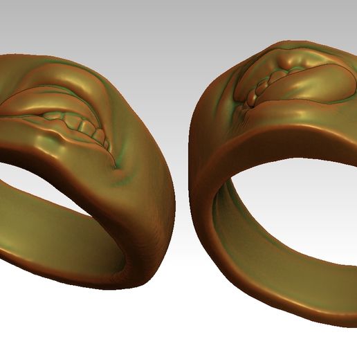 👄 Mouth Ring・ STL File for 3D printing・Cults