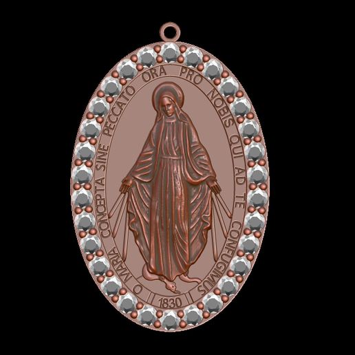 💫 miraculous Mary Model・ STL File for 3D printing・Cults