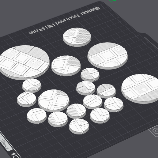 ♾️ Infinity Bases Deckplate Themed・ STL File for 3D printing・Cults