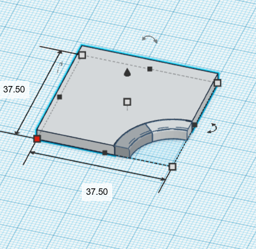 STL file Sidewalk 2 (turn) 1:64 scale 🚶 ・3D printing idea to download・Cults