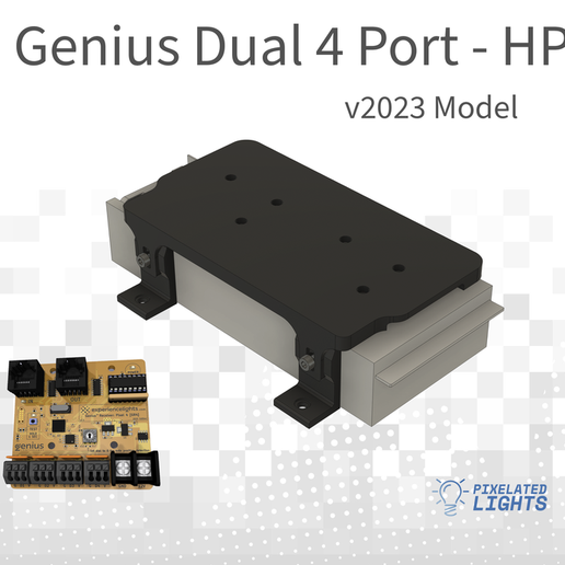 Free 3D file Genius (v2023) Dual 4 Port Smart Receiver for HP PSUs 🎄 ・3D printable object to ...
