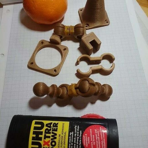 💪 Bendy Articulated Arm For Those Awkward Octopus Position (FreeCAD ...