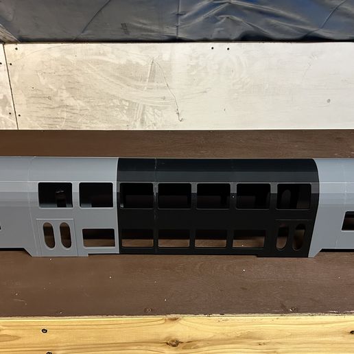 🎛️ DABuzfa 760 double-decker control car 1:87 (version 3)・3D Print with ...