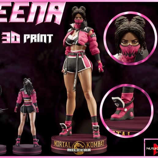 3D file Nuskul Art - Patreon November 2024 Rewards - Figure Bundle Pack ...
