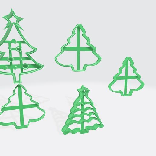 STL file 🌟 Pack Pines and Christmas Trees - 3D Printable Christmas ...