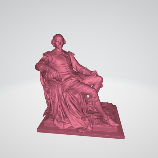 STL file William Shakespeare monument scan - 3d printable 🩻 ・3D ...
