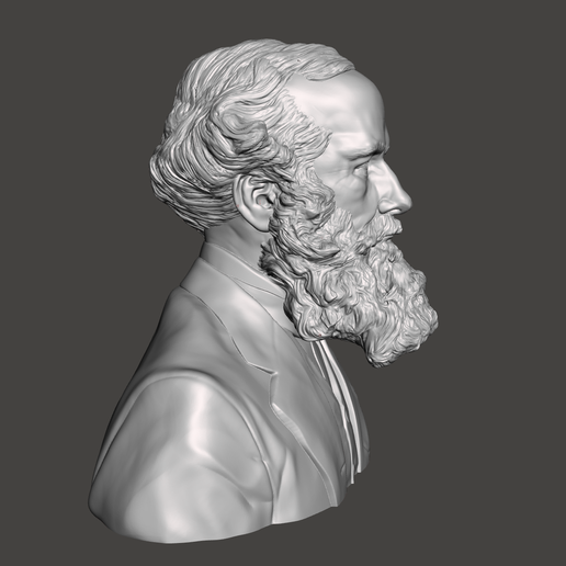 📁 3D Model of James Clerk Maxwell - High-Quality STL File for 3D ...
