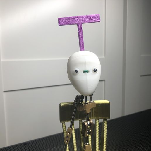 🛑 Stop Motion Head with Removable Face・Free STL File for 3D printing・Cults