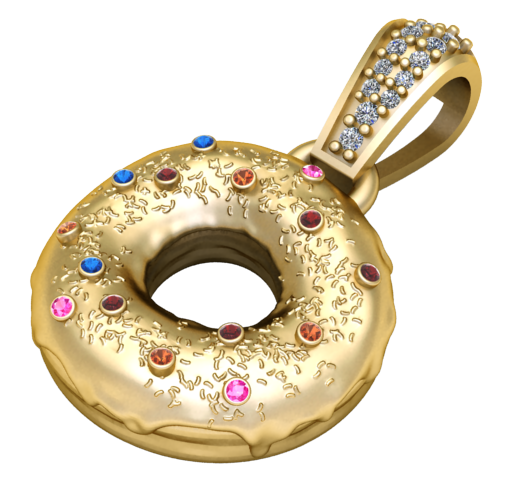 STL file DOUNT PENDANT 3D PRINTABLE MODEL 🔑 (OBJ)・3D printable model to ...