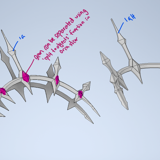 ⭐ Honkai: Star Rail - Castorice Crown・ STL File for 3D printing・Cults
