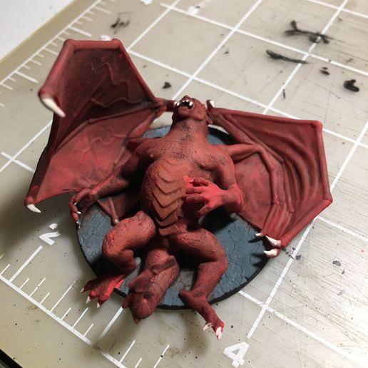 🎲 Pit Fiends, Devils (4 poses) Tabletop RPG Miniature・ 3D File for 3D ...