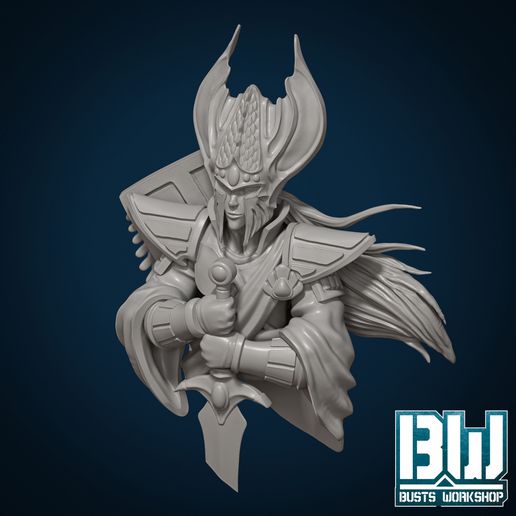 💂 SEA GUARD CAPTAIN (55mm Bust)・ STL File for 3D printing・Cults