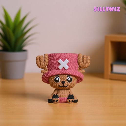 👾 Tony Tony Chopper - One Piece - Knitted - Crochet・ STL File for 3D ...