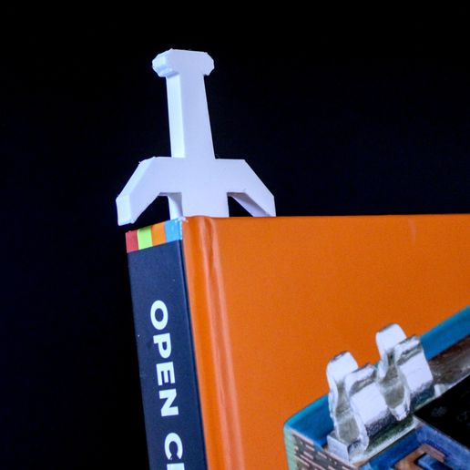 🗡️ Low Poly Sword Bookmark・Free STL File for 3D printing・Cults