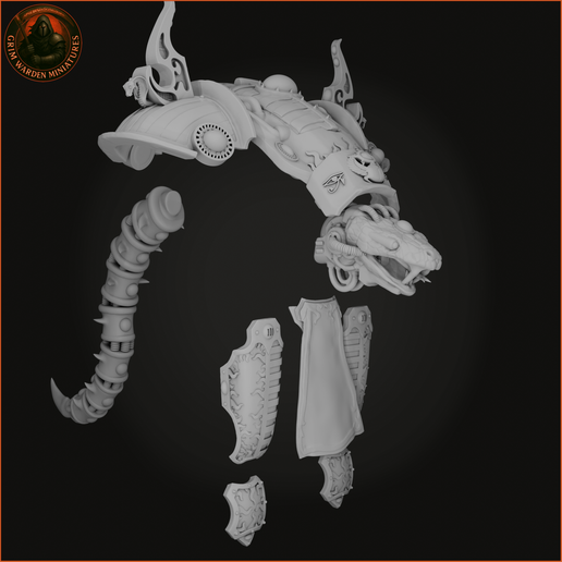 🤖 Sorcerers of the Cyclops Mech Armor Bundle・ 3D File for 3D printing・Cults