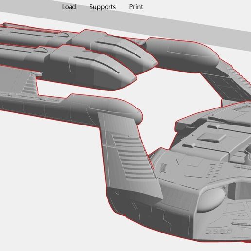 🚢 USS Glacier - federation ship・ STL File for 3D printing・Cults