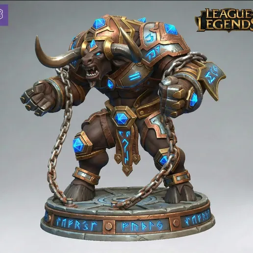 🎲 Alistar Hextech - League of Legends - 3D Print Model・ 3D File for 3D ...