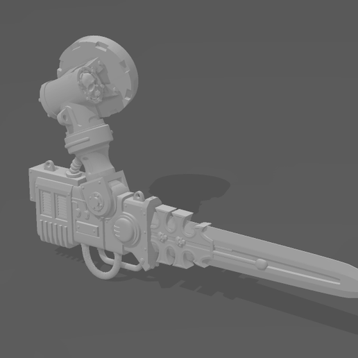 🗡️ Full sword arm for mecha squire・Free STL File for 3D printing・Cults