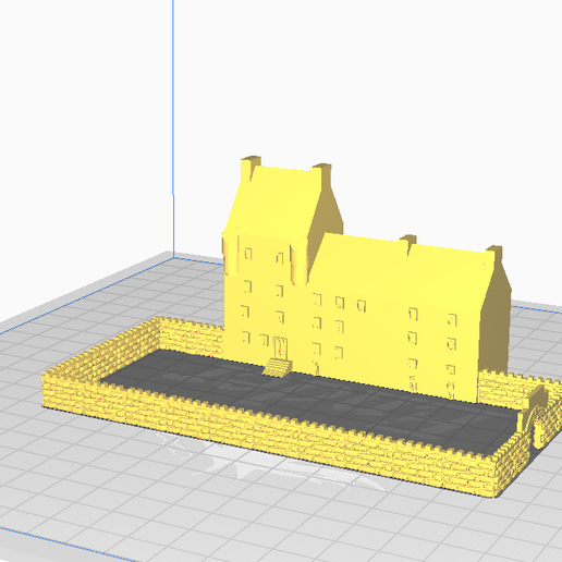 🏰 Lallybroch castle・ STL File for 3D printing・Cults