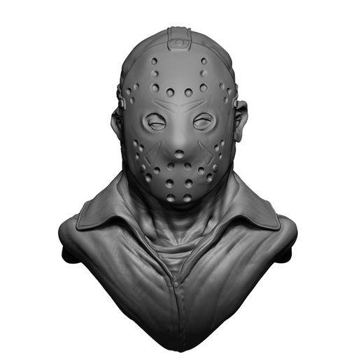 👤 Jason Voorhees Bust / Friday the 13th・ OBJ File for ・Cults