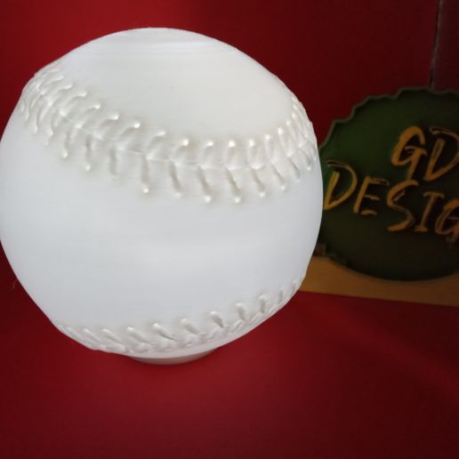 🥎 3D Softball Plain Light・ STL File for 3D printing・Cults