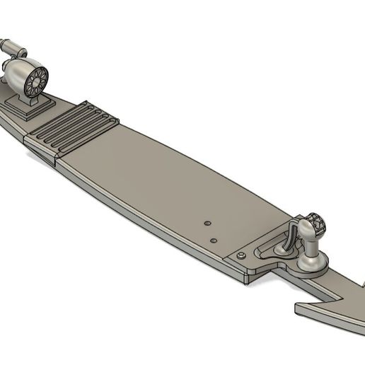 🪐 Treasure Planet- Jims Solar Surfer・ STEP File for 3D printing・Cults
