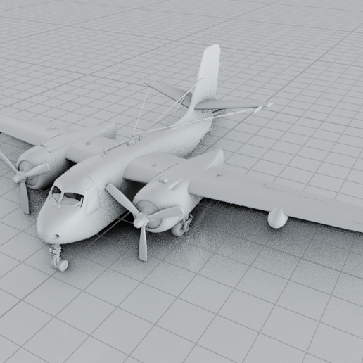 ️ Grumman S-2 S2F Tracker Anti-Submarine Warfare Aircraft Model・ STL File for 3D printing・Cults