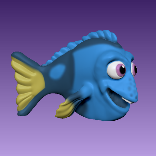 🦈 dory from finding nemo and finding dory・ STL File for 3D printing・Cults