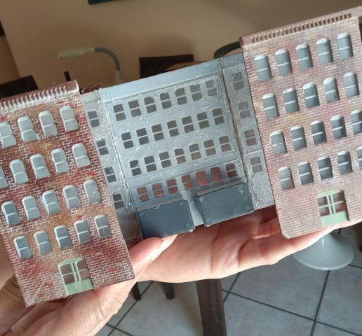 🏗️ N Scale Industrial T-shape building・ 3D File for 3D printing・Cults