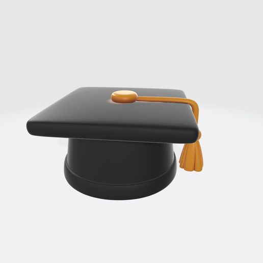 🎓 Graduation Hat 1・ STL File for 3D printing・Cults