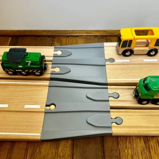 🧸 Toy Road - Road to Track Adapter - Compatible with BRIO・Free STL File ...