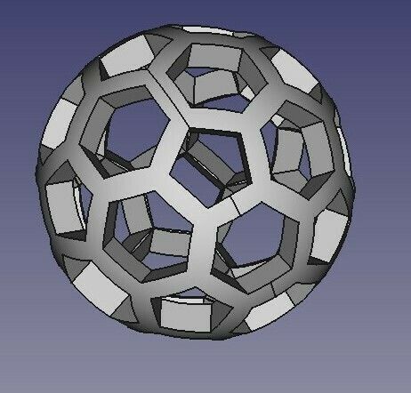 🎨 Hexagon Ball・ STL File for ・Cults