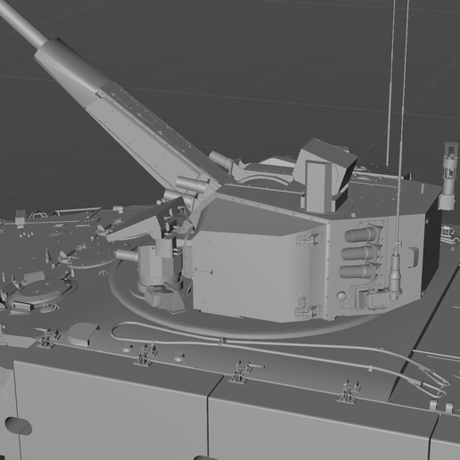 🔫 Russian 2S38 Derivatsiya-PVO self-propelled anti-aircraft gun 3D ...